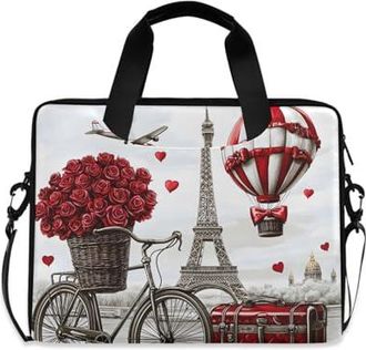 Alaza Sacoche pour ordinateur portable de 40,6 à 15,6 avec eau de flamme, sac pour ordinateur portable de 40,6 à 15,6 pouces - Sac à bandoulière pour homme 