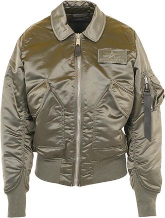 Alpha Industries Bomber Cwu-45/P Base UV - Femme - Vestes - Vert - Taille: 42 FR