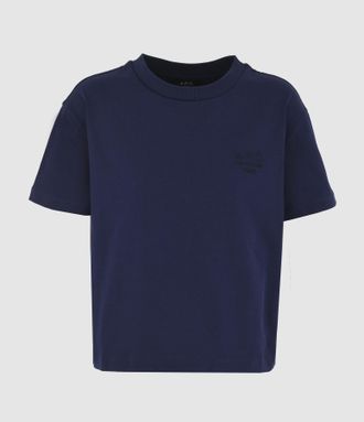A.P.C. T-Shirt Boxy Rue Madame Indigo Dark Navy