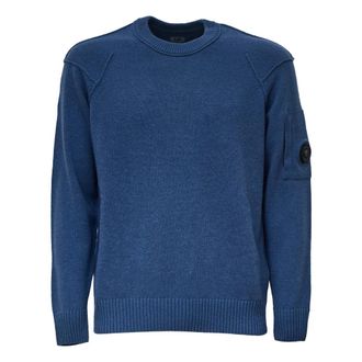 C.P. Company Rundhals-Strickpullover - - Knitwear - Herren - Blau - M