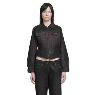 Charlotte Knowles Alice Gloss Denim Jacket
