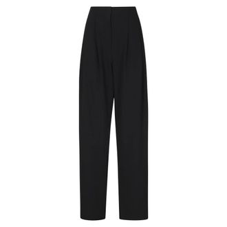 Iro Pantalon large &agrave; plis Oakland - Femme - Pantalons - Noir - Taille: 34 FR