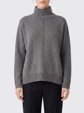 Alberta Ferretti Pull &agrave; col roul&eacute; en pur cachemire avec bords c&ocirc;tel&eacute;s