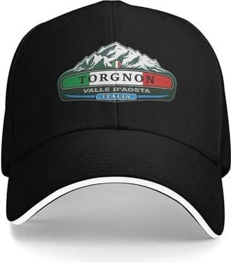 Generic Chapeau dHomme, Torgnon Valle dAosta Casquette Mode Casquettes de Baseball d&eacute;contract&eacute;es Casquette r&eacute;glable Hip Hop Chapeaux de Baseball Unisexes d&eacute;t&eacute;
