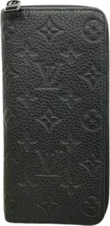 Louis Vuitton Portefeuille Long Pre-owned (bi-pli) - Homme - Pre-owned - Noir - Taille: ONE Size