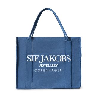 Sif Jakobs Jewellery Femme, Sacs, Bleu, Taille: ONE Size Denim Tote Bag