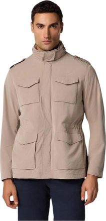 Brooks Brothers Homme, Vestes, Beige, Taille: XL Peach Touch Field Jacket