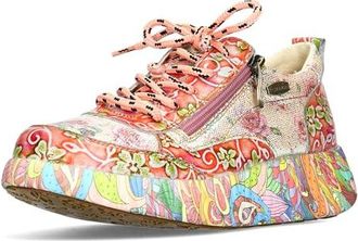 Laura Vita Chaussures &agrave; Lacets Sneaker pour Femmes NIKITO-62, Pointure:40 EU, La Couleur:Rouge