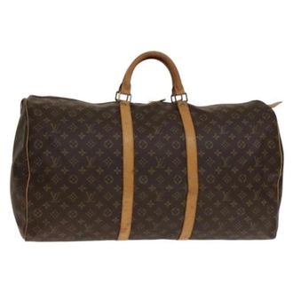 Louis Vuitton Sac week-end vintage en toile Pre-owned - unisex - Pre-owned - Brun - Taille: ONE Size