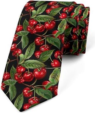 Generic Cravate Rouge Vert Noir Classique Men Tie Formelle Cravates Homme Pour C&eacute;l&eacute;brations L&Eacute;cole Affaires