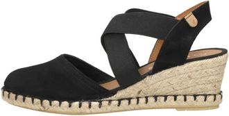 Verbenas Femme, Chaussures, Noir, Taille: 40 EU Sandales compens&eacute;es Mila