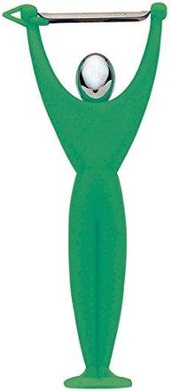 Bugatti Bugatti Casa 32 - 7081 CMU Gym Gemüseschäler, Stahl, Apfelgrün, 6,5 x 3 x 18 cm