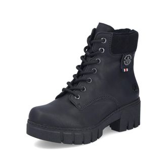 Rieker Damen Klassische Stiefeletten 74532, Frauen Stiefeletten, lose Einlage,uebergangsschuhe,uebergangsstiefel,Boots,schwarz (00),40 EU / 6.5 UK