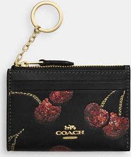 Coach Mini Skinny Ausweisetui Mit Kirschprint