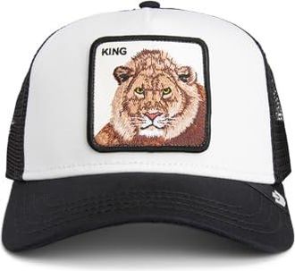 Goorin Brothers Casquette trucker King Dust Void - Blanc et noir - Taille unique