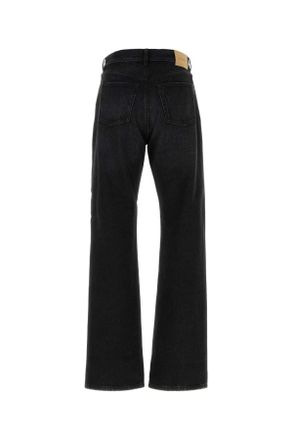 Fendi Wide-Leg Denim Jeans - Black