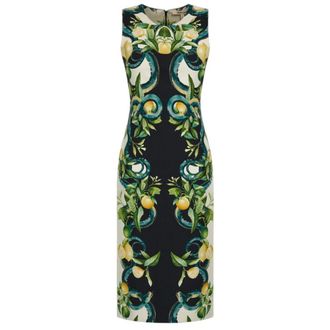 Roberto Cavalli Elegantes &auml;rmelloses Midikleid - - Dresses - Damen - Mehrfarbig - XL
