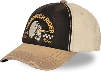 Von Dutch Casquette Homme & Femme Ajustable, Casquette Baseball Xavier, Noir Taille TU