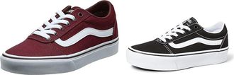Vans Damen Ward Canvas Sneaker, Rot ((Canvas) Burgundy Olq), 37 EU Platform (Canvas)
