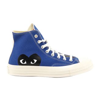 Comme Des Gar&ccedil;ons Canvas Sneakers mit seitlichem Aufdruck - - Shoes - Herren - Blau - 39 1/2 EU