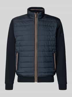 Bugatti Sweatjacke mit Label-Detail