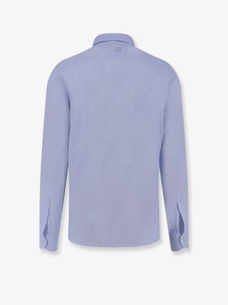 Aspesi Mens Cotton Shirt Blue