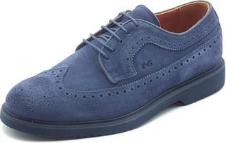 Nero Giardini Homme &agrave; lacets basses E500611U, bleu, 45 EU