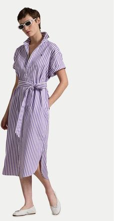 Polo Ralph Lauren Hemdkleid 211959911002 Violett Regular Fit
