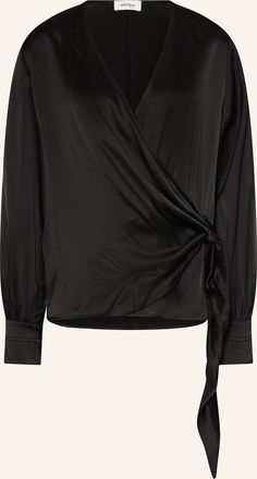 ottod'Ame Ottodame Wickelbluse Aus Satin schwarz
