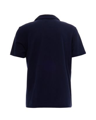 Lacoste Mens Polo Shirt Classica Navy Blue Cotton T-shirts And Polos