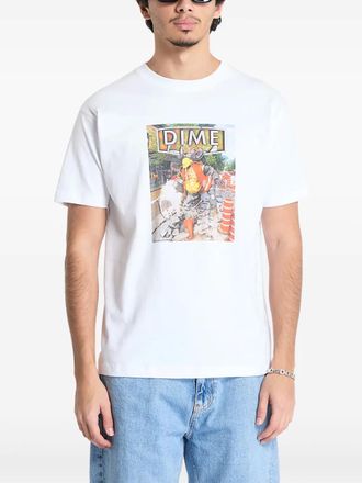 Dime Pothole T-Shirt - Wei&szlig;