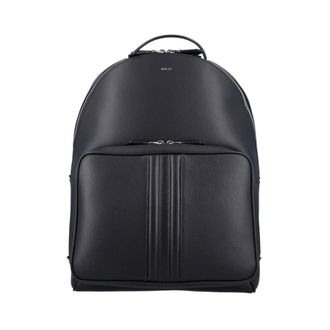 Bally Homme, Sacs, Noir, Taille: ONE Size Sac &agrave; Dos Mythos en Cuir Noir avec Ruban