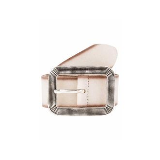 Vanzetti Damen Leder G&uuml;rtel Veloursleder mit Airbrushkanten Dameng&uuml;rtel vanille 40mm (100 cm)