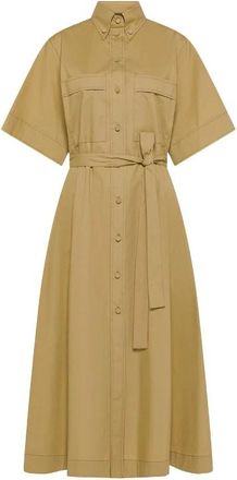 Seventy Femme, Robes, Vert, Taille: 40 FR Robe-chemise en popeline