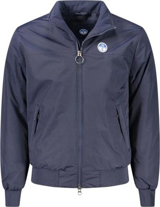 North Sails Blaue Polyamid Bomberjacke - - Jackets - Herren - Blau - XL