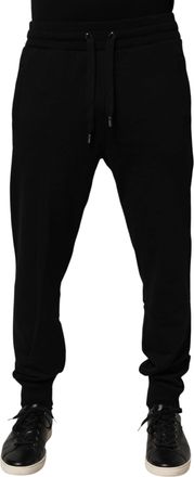 Dolce & Gabbana Cotton Joggers - Black