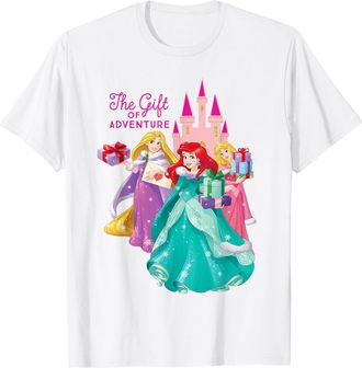 Disney Princess Ariel Rapunzel and Aurora Holiday T-Shirt T-Shirt