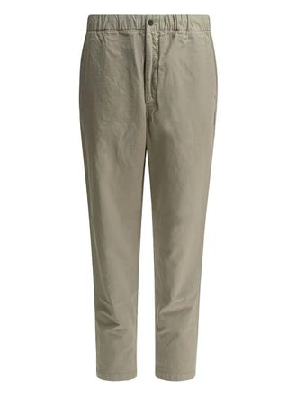 Norse Projects pantalon droit en coton mélangés - Vert