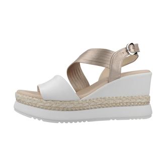 Nero Giardini Femme, Chaussures, Blanc, Taille: 39 EU Loira Platform Sandal