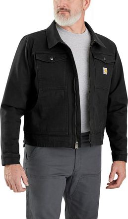 Carhartt Work in Progress Herren Rugged Flex Relaxed Fit Duck Jacket Jacke (1er Pack), Schwarz, 4XL