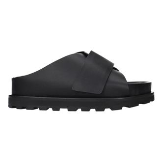 Jil Sander Mules en cuir - Femme - Chaussures - Noir - Taille: 36 EU