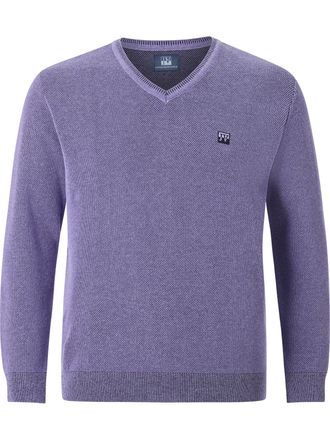 Jan Vanderstorm Herren Pullover Keimo | Rundhals| Baumwoll-Mischung | Gro&szlig;e Gr&ouml;&szlig;en L-7xl Hellviolett, 4XL (XXXXL) - 68/70