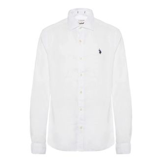 U.S.Polo Association U.s. Polo Assn., Homme, Chemises, Blanc, Taille: M Cale Shirt