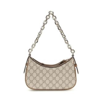 Gucci GG Supreme Canvas Umh&auml;ngetasche - - Bags - Damen - Beige - ONE SIZE