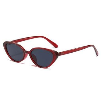 Generic Lunettes De Soleil Unisexes &Agrave; Monture Fine, Id&eacute;ales For Les Trajets Domicile-travail, Vacances Et Activit&eacute;s Plein Air(Red)