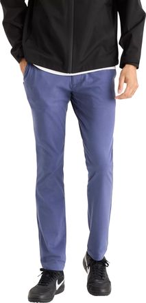 Dockers Mens Go Flex Chino Skinny Active Pants, Crown Blue, 36W/32L