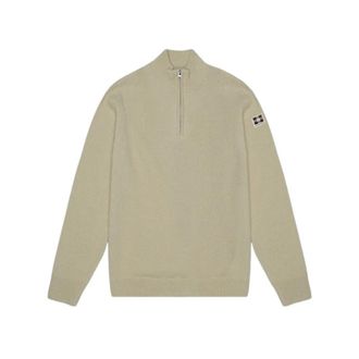 Aquascutum Homme, Pulls, Beige, Taille: M Col roul&eacute;s