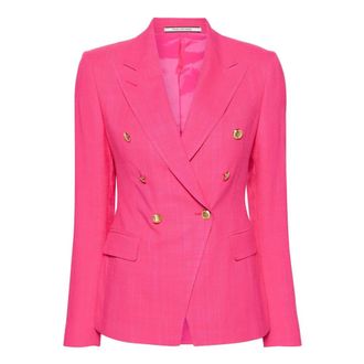 Tagliatore Double-Breasted Blazer - - Jackets - Damen - Rosa - XL