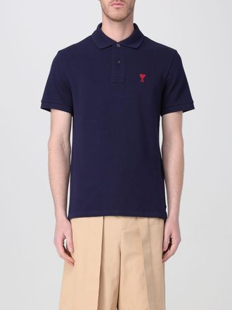 Ami Polo AMI PARIS Homme couleur Bleu