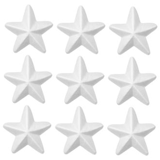 Cabilock 30 St&uuml;ck Wei&szlig;e Sternf&ouml;rmige Ornamente DIY Bastel Weihnachtsdekoration f&uuml;r Partys Kreative Bastelmaterialien f&uuml;r Erwachsene f&uuml;r Weihnachtsbaum Schmuck